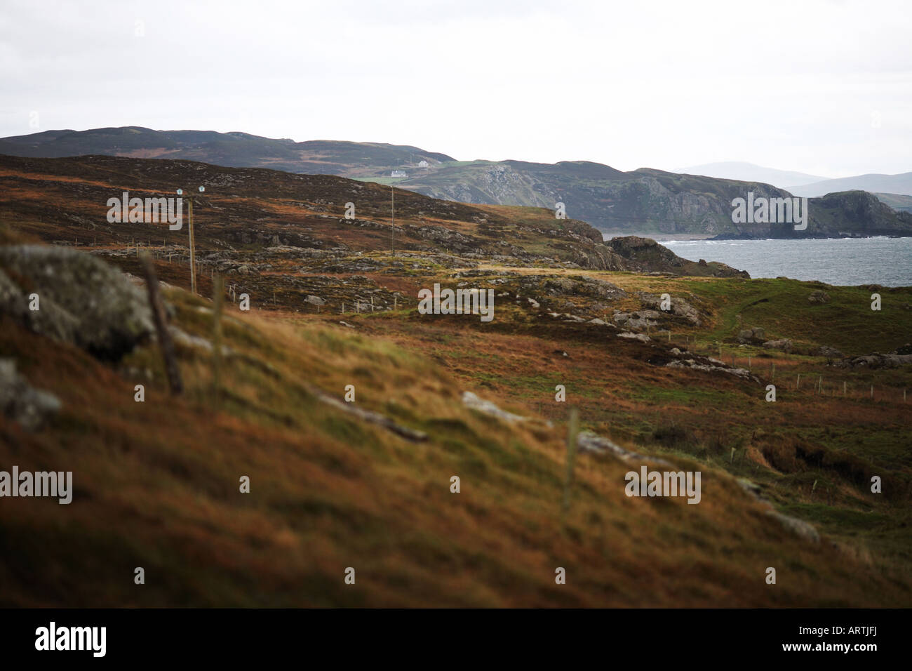 Malin Head Landscape Inishowen Peninsula, County Donegal, Republic of ...