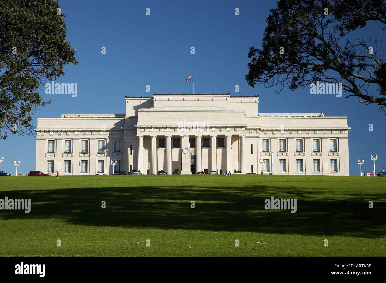 Auckland Museum Auckland Domain Auckland North Island New Zealand Stock ...
