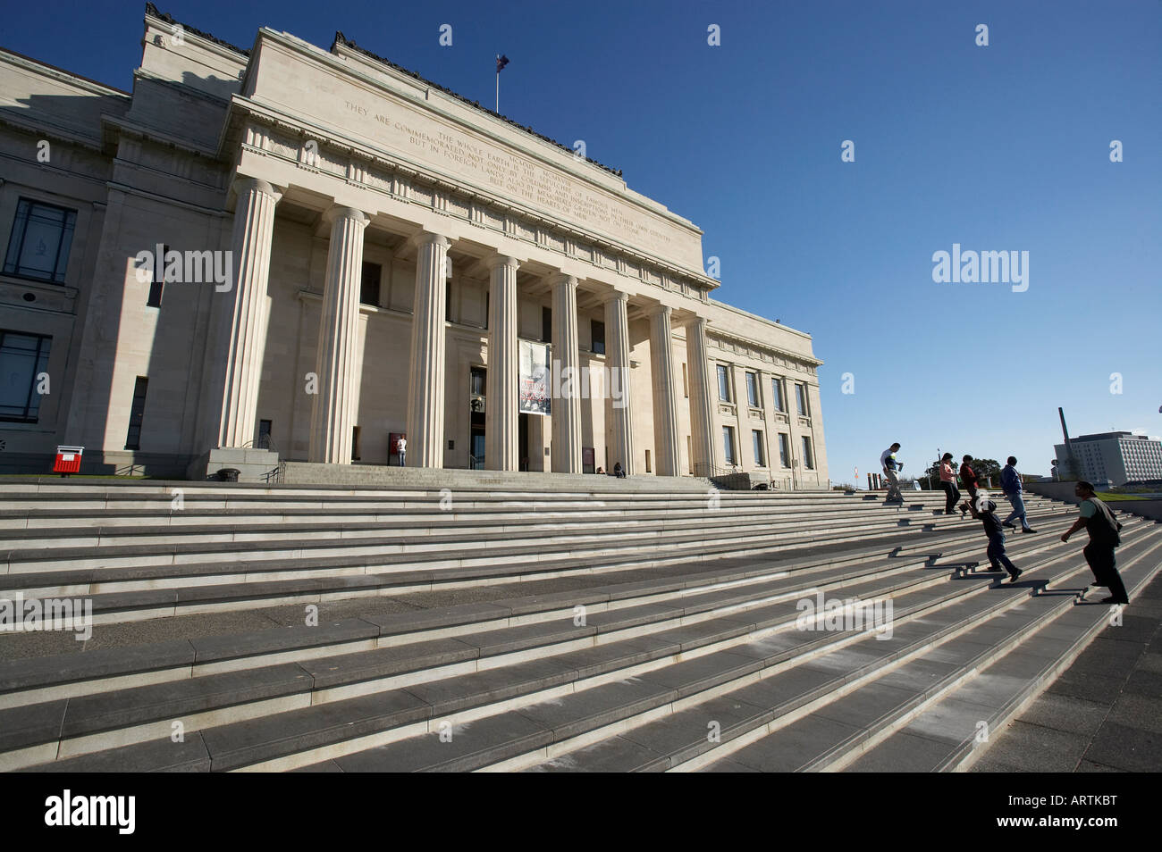 Auckland Museum Auckland Domain Auckland North Island New Zealand Stock ...
