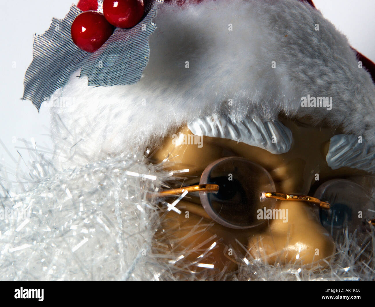 Father Christmas side view of model Stock Photo - Alamy