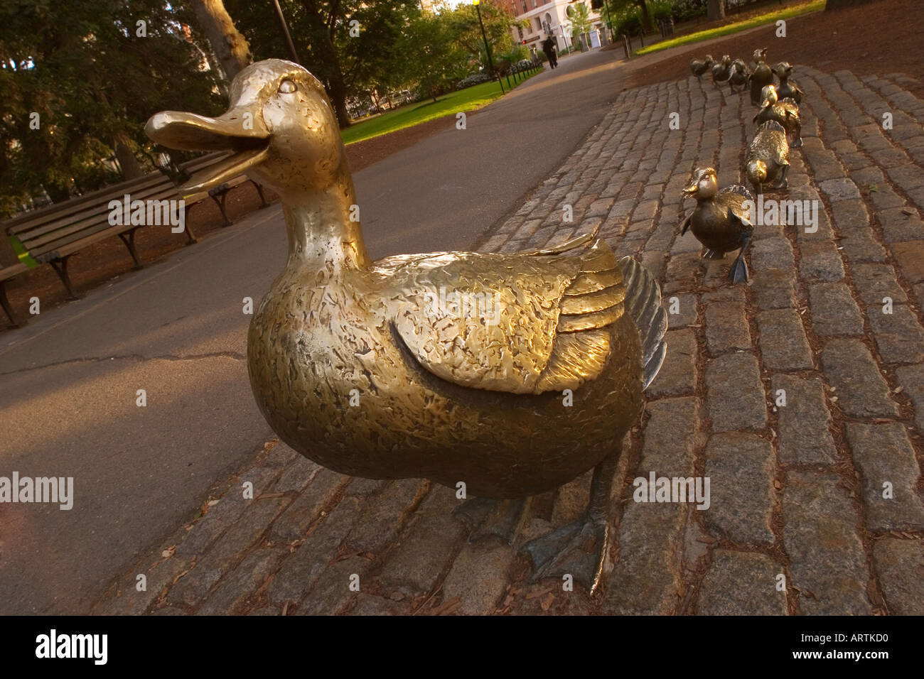 Make Way for Ducklings statues Boston Public Garden Boston ...