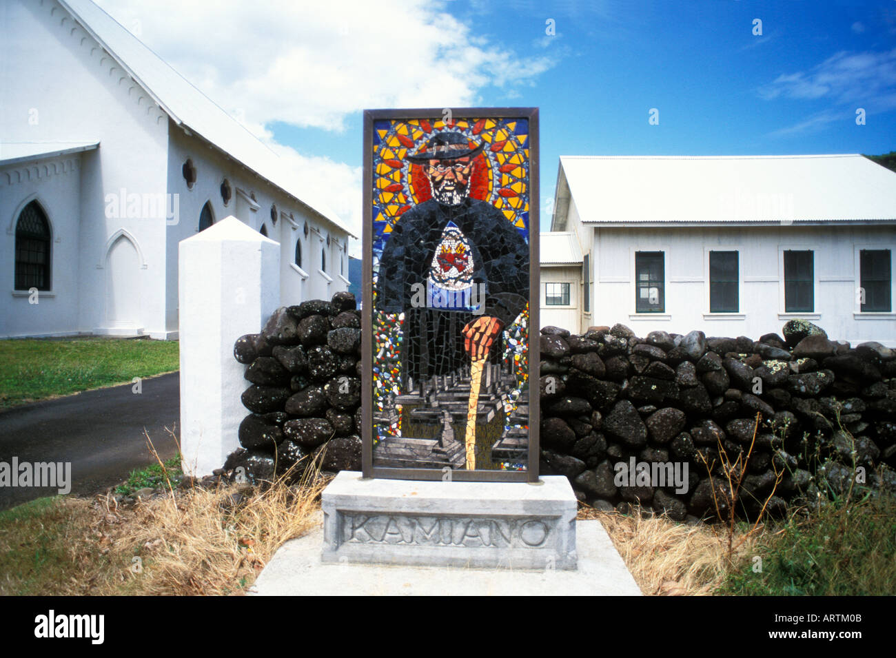 Father Damian Memorial Church of St Francis Kalaupapa Molokai Hawaii ...