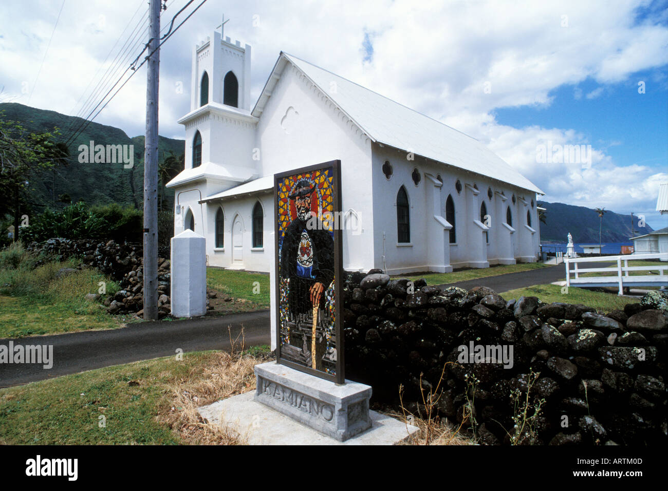 Father Damian Memorial Church of St Francis Kalaupapa Molokai Hawaii ...