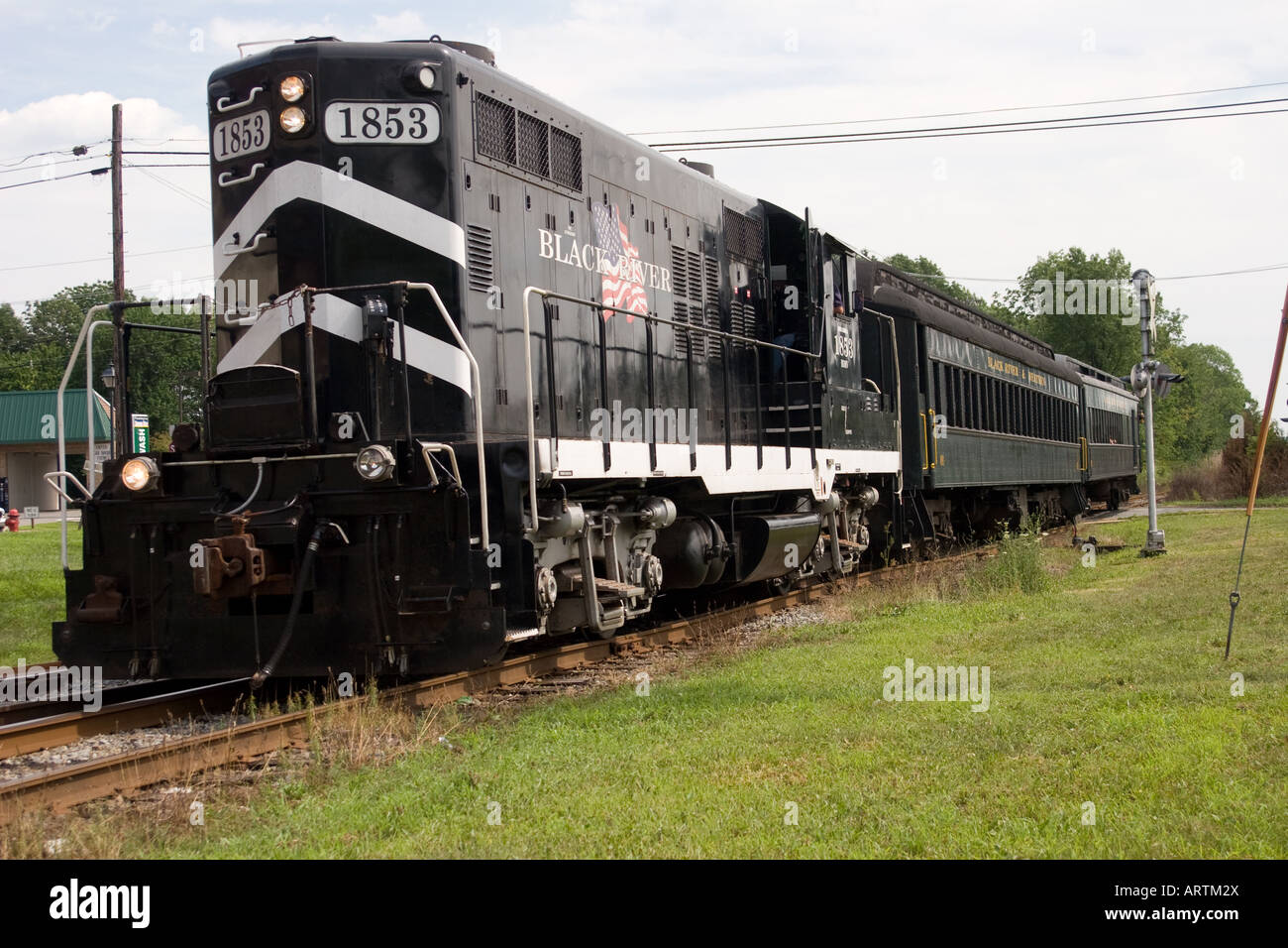 An excursion train Stock Photo - Alamy