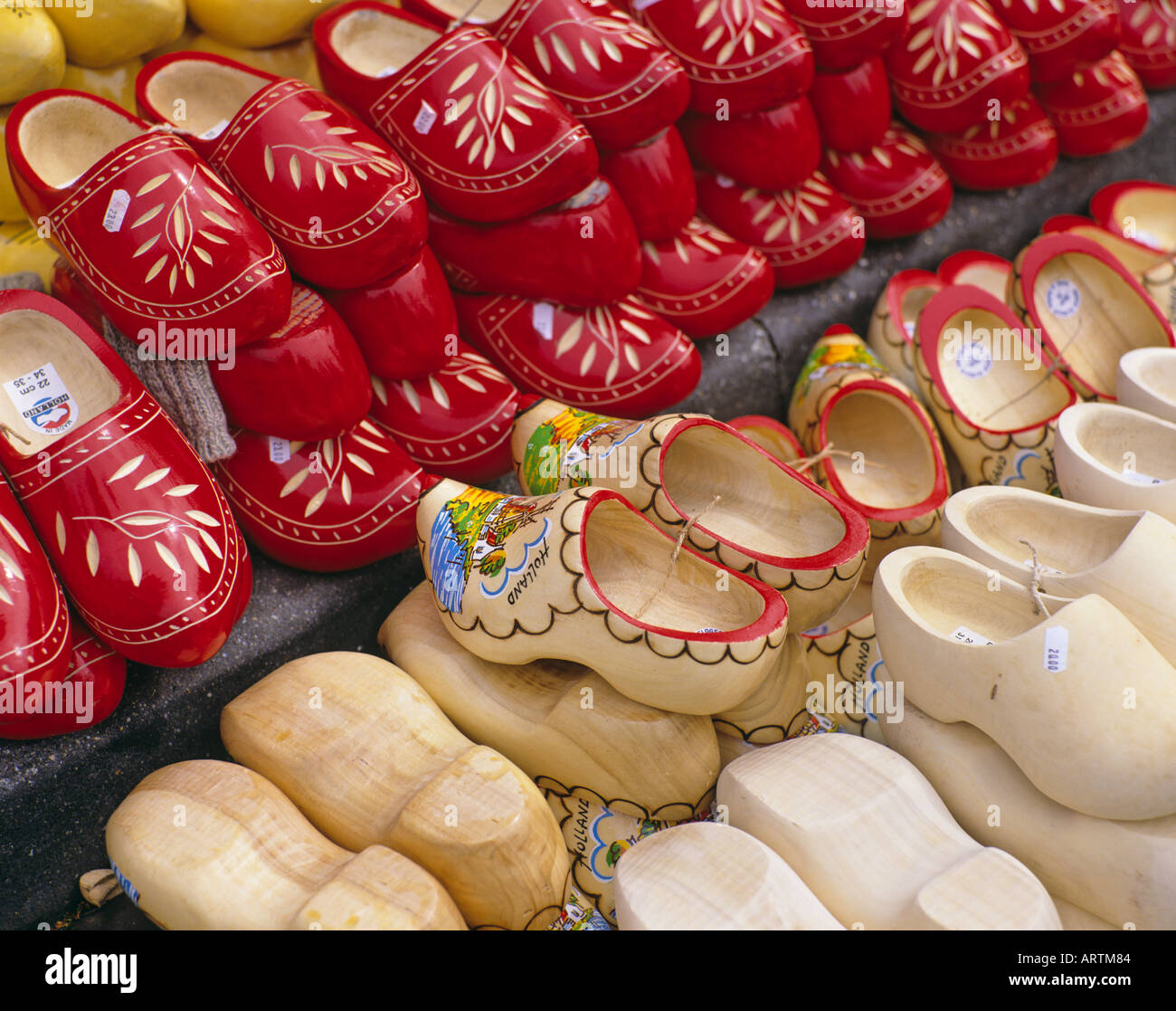 Dutch traditional wooden shoes Clogs Netherlands Stock Photo - Alamy