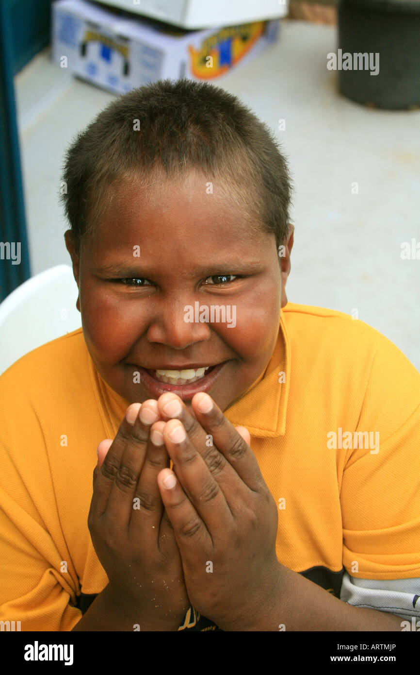 Australian boy portrait smile hi-res stock photography and images - Alamy