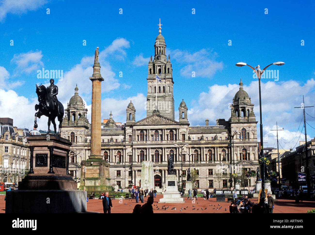 George Square Glasgow Scotland Stock Photo - Alamy