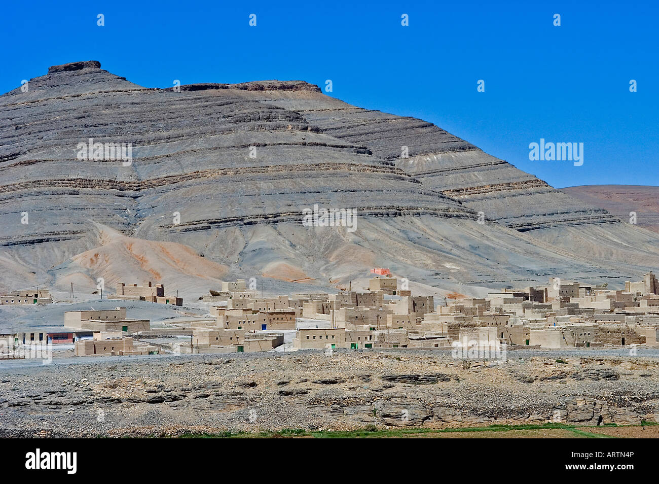 The Berber village of Agoudal hight Atlas Stock Photo - Alamy