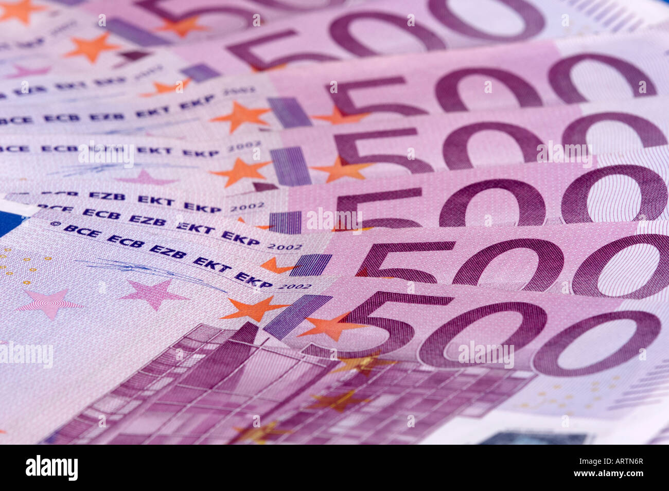 500 euro bank notes Stock Photo - Alamy