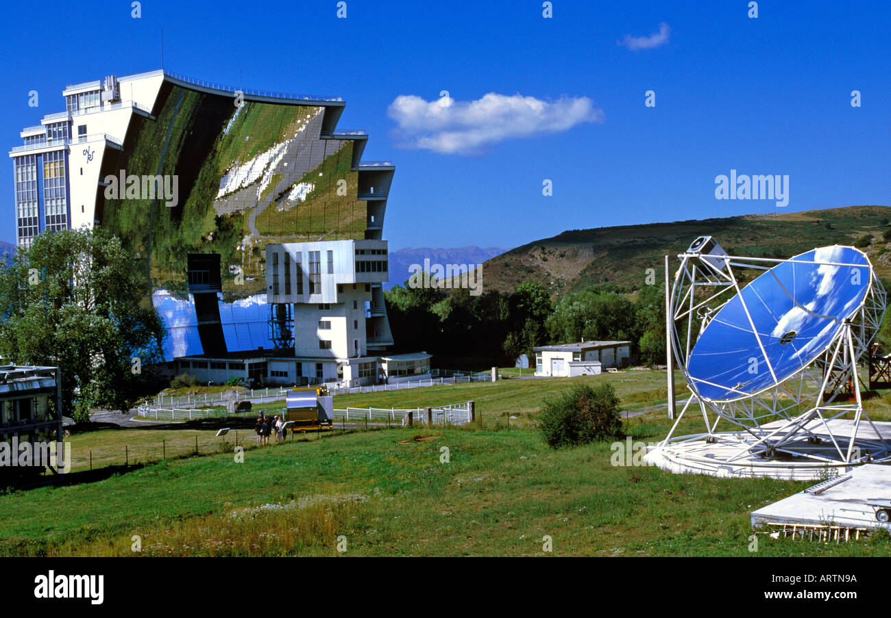 Solar furnace science and research centre in Odeillo France Stock Photo ...