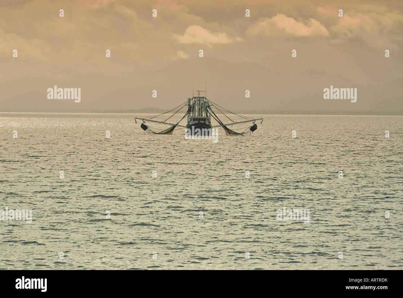 Prawn Fishng boat, Queensland, Australia Stock Photo - Alamy