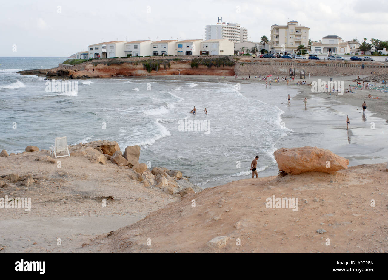 Costa Blanca beach Playa Flamenca Spain Stock Photo - Alamy
