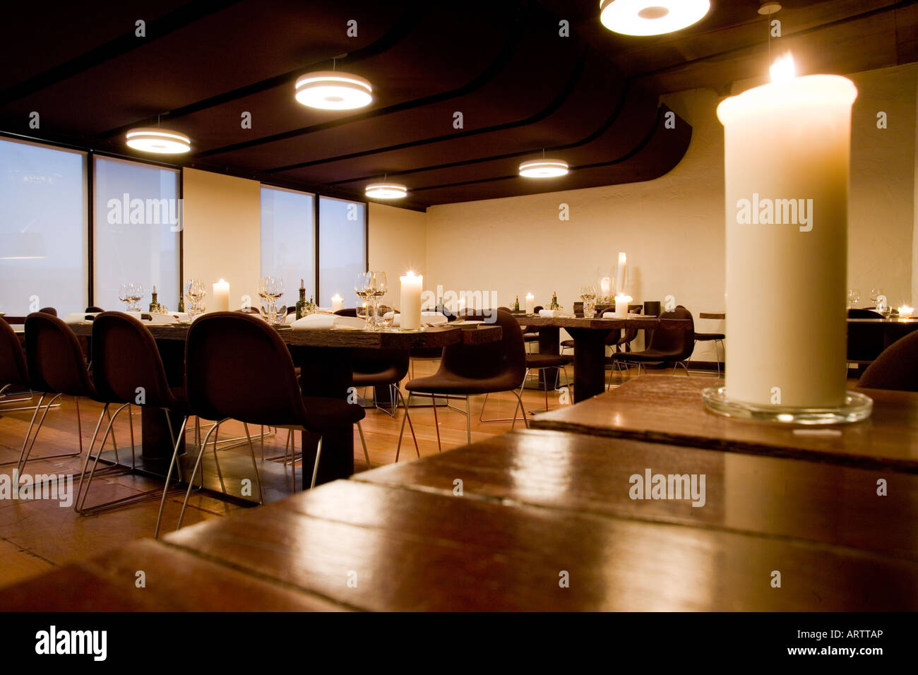 Atrium Restaurant Edinburgh Scotland Stock Photo - Alamy