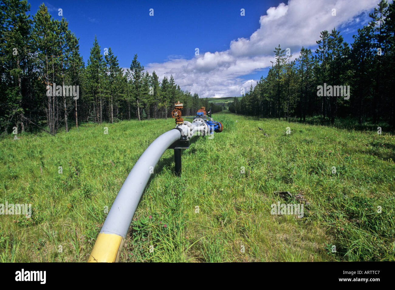 Pipeline right of way hi-res stock photography and images - Alamy