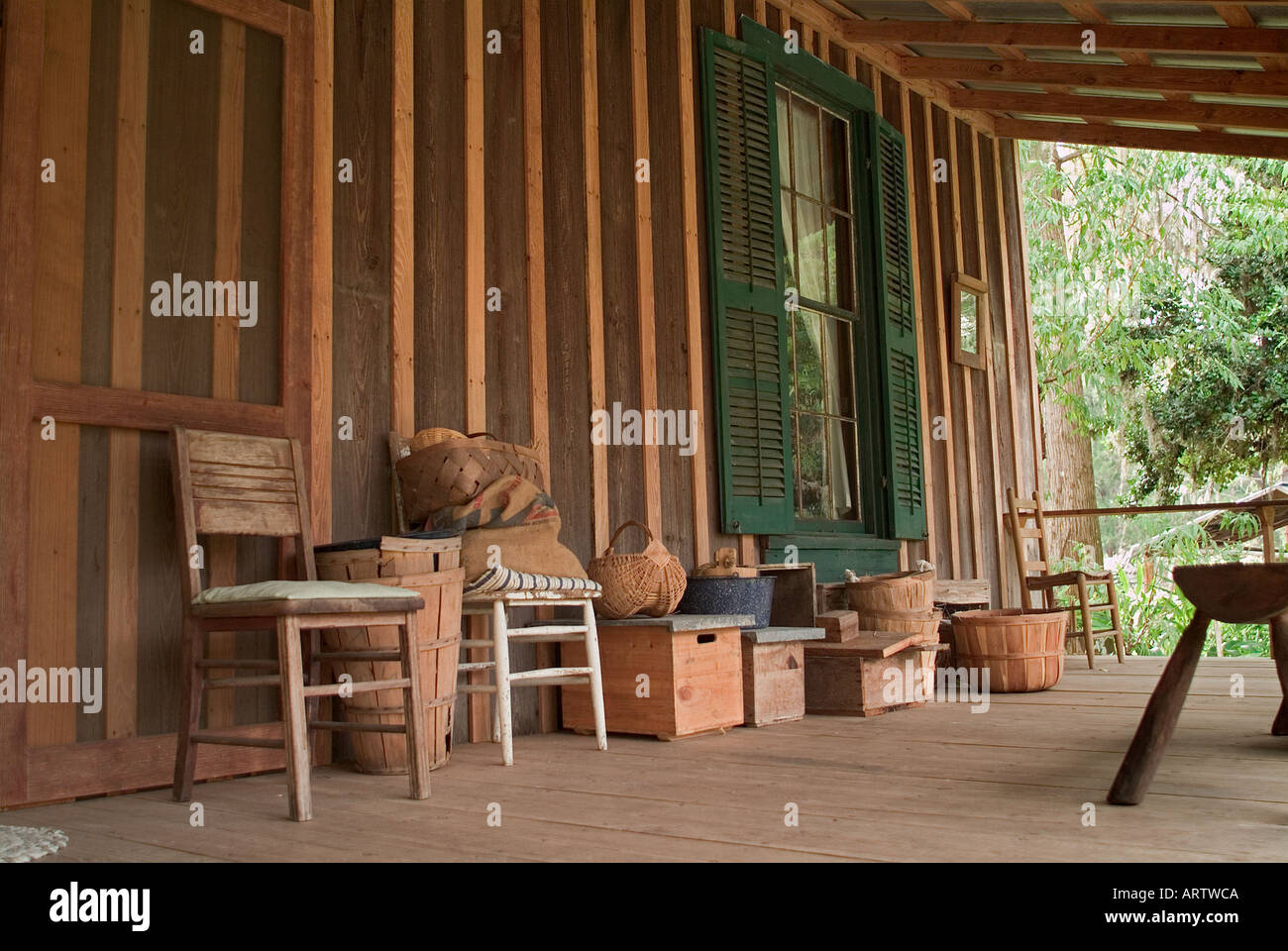 Dudley Farm Historic State Park Newberry Florida farmhouse porch FL ...