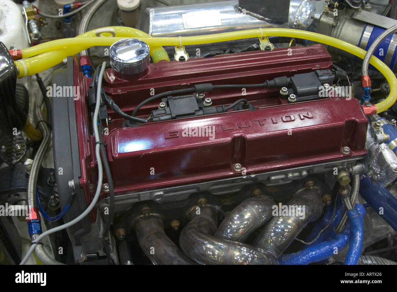 modified car engine Stock Photo - Alamy