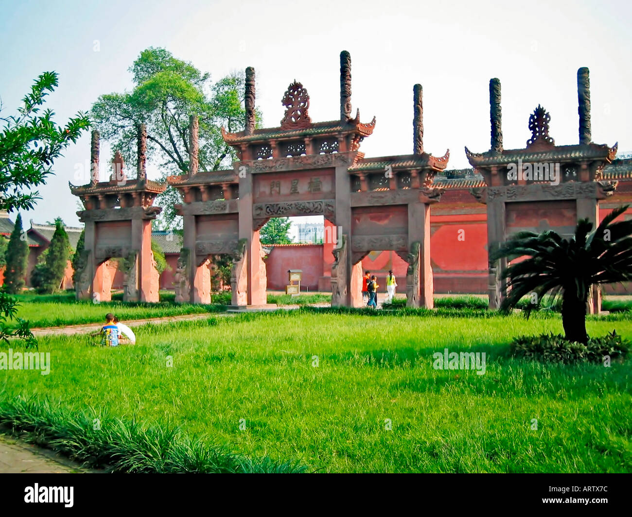 Deyang CHINA, Ancient Confucius Temple, Chinese Historic Monument in ...