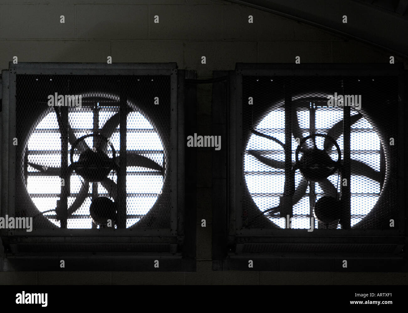 Two round air vents hi-res stock photography and images - Alamy
