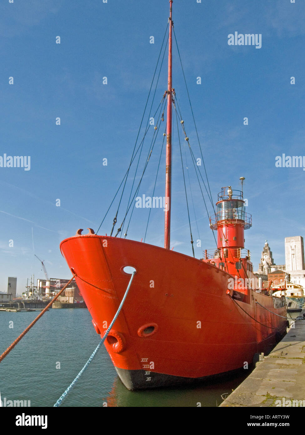 Ship on Canning Dock, Liverpool Stock Photo - Alamy