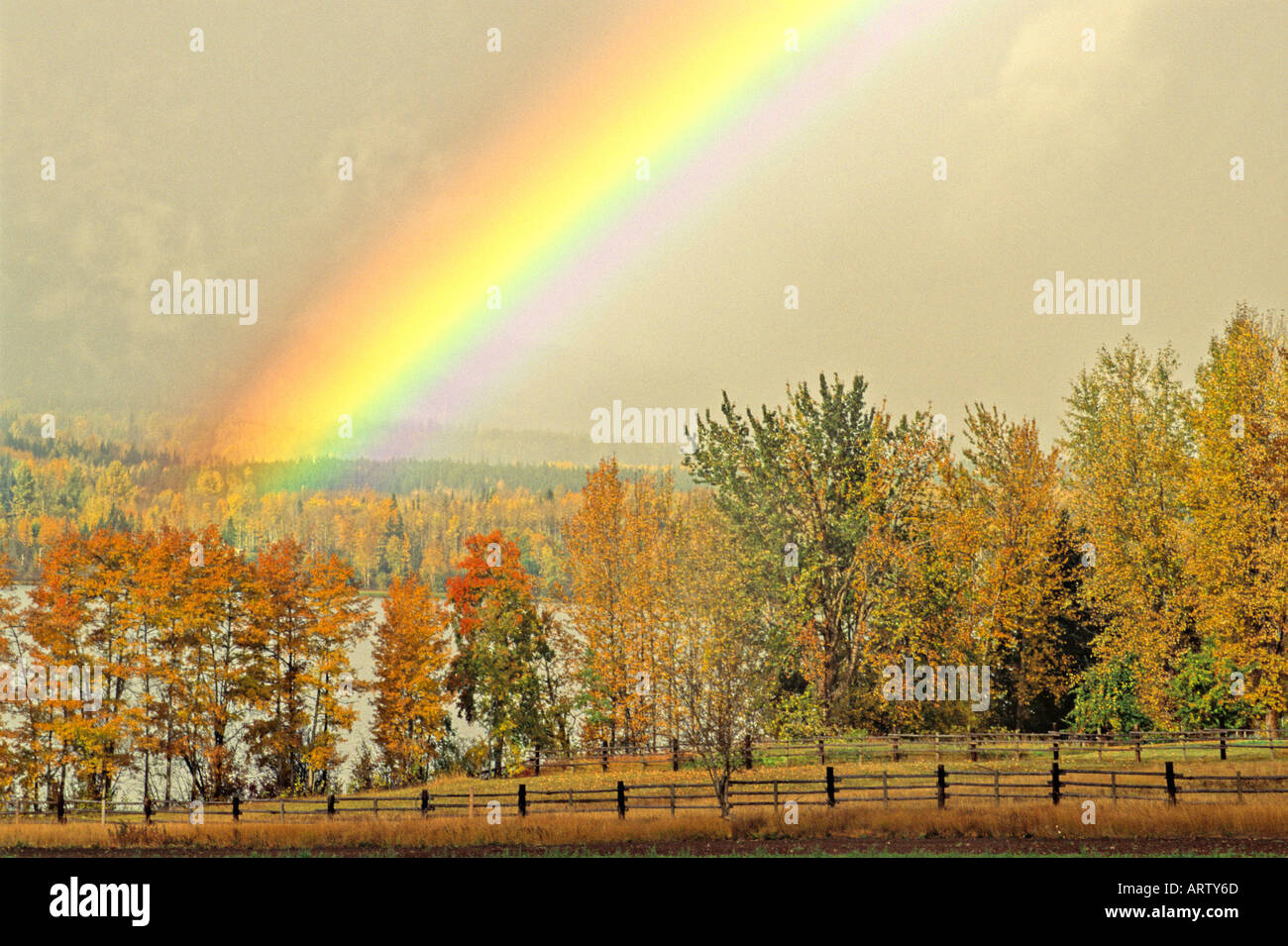 Rural british columbia rain storm hi-res stock photography and images ...