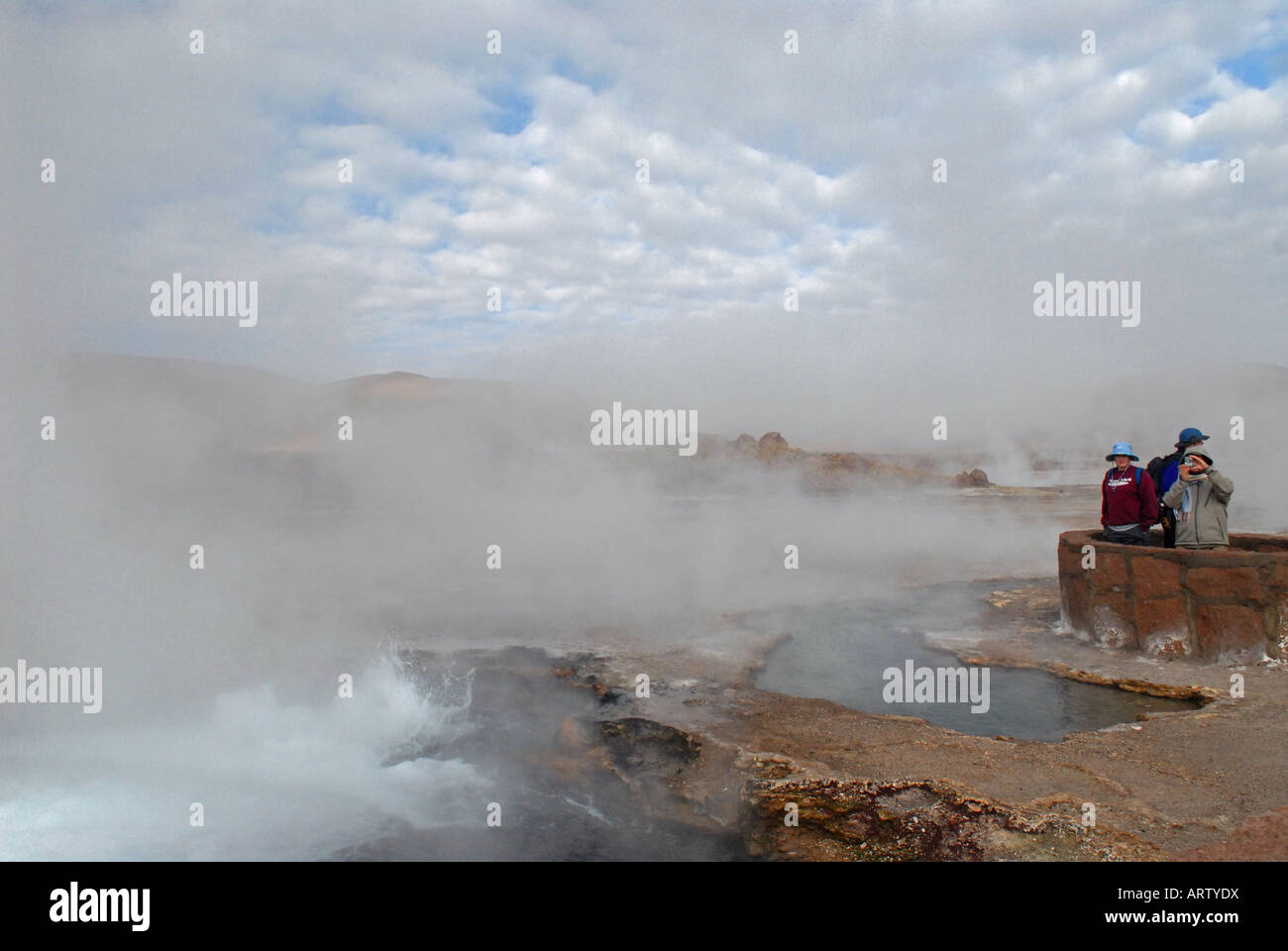 Exploring geyser hot springs hi-res stock photography and images - Alamy