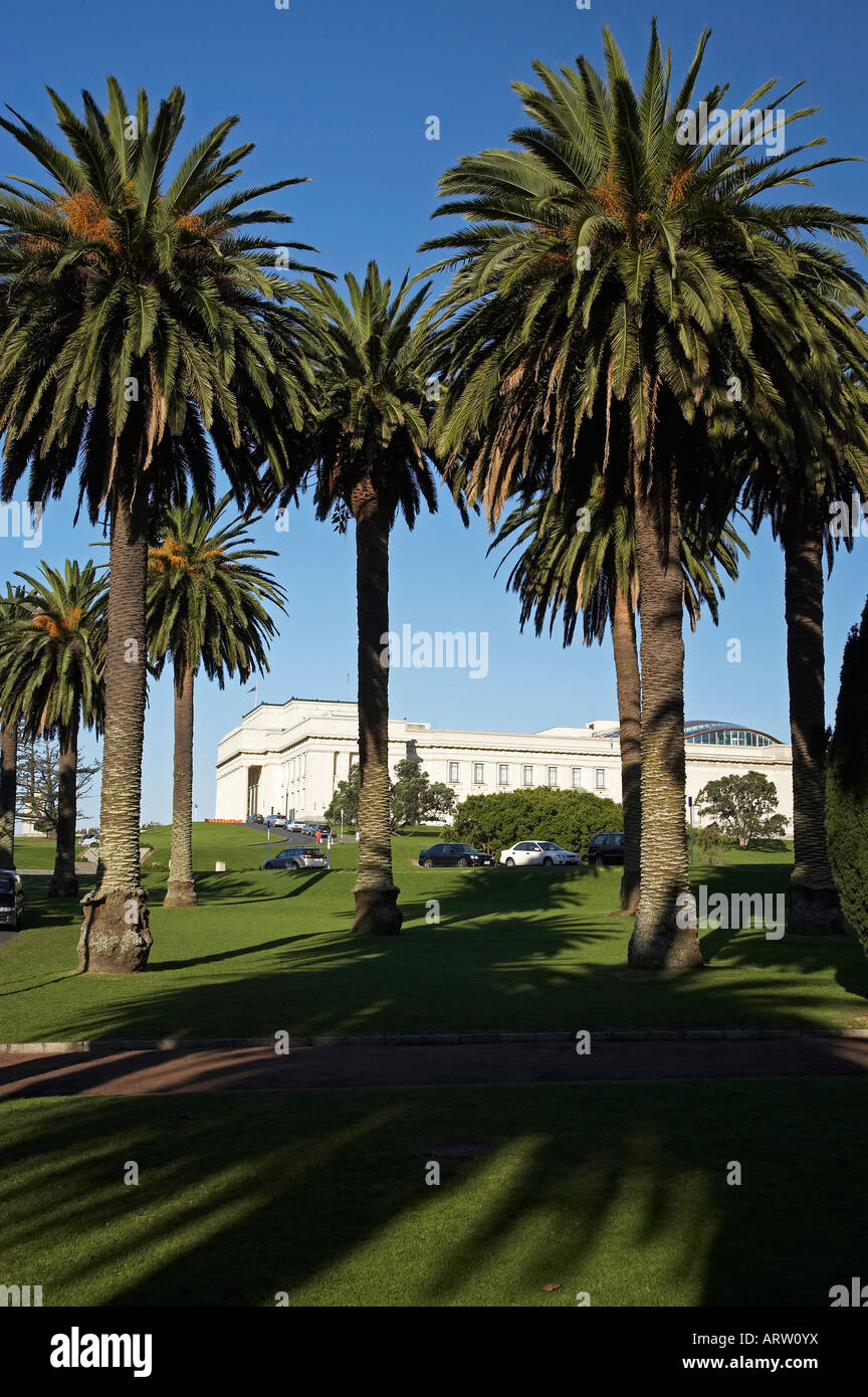 Auckland Museum Auckland Domain Auckland North Island New Zealand Stock ...