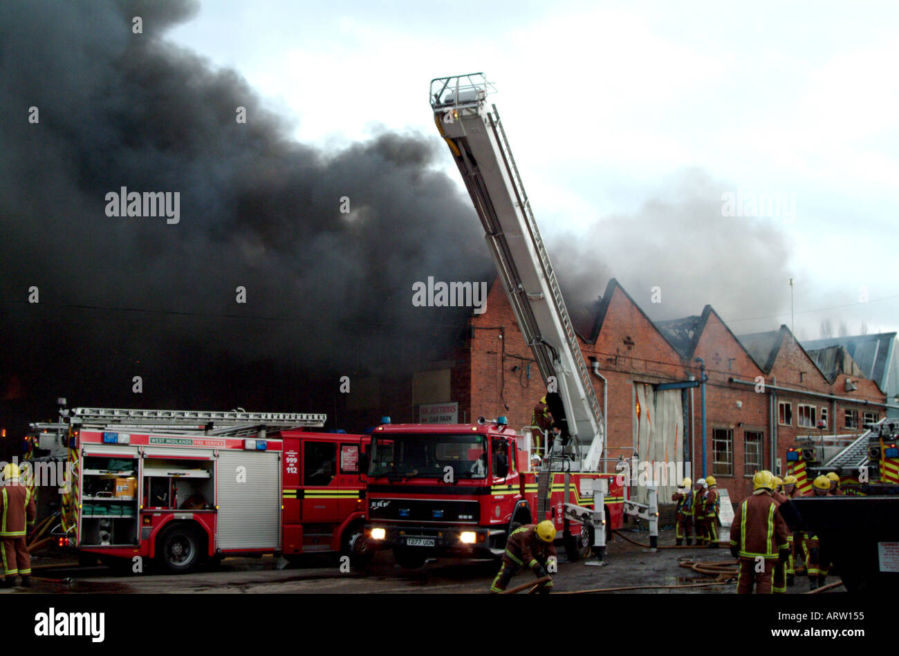 Warehouse fire 16 Stock Photo - Alamy