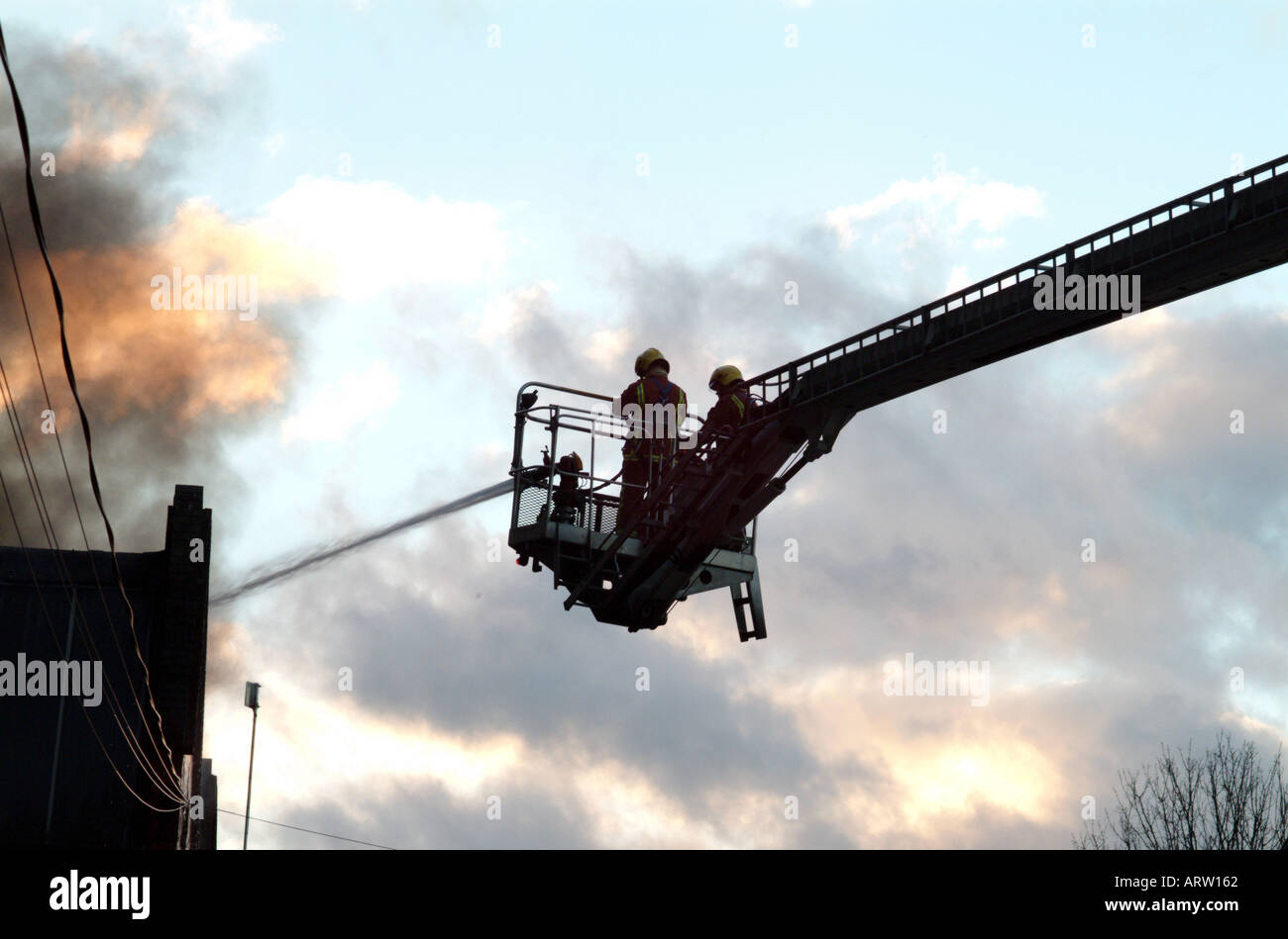 Warehouse fire 18 Stock Photo - Alamy