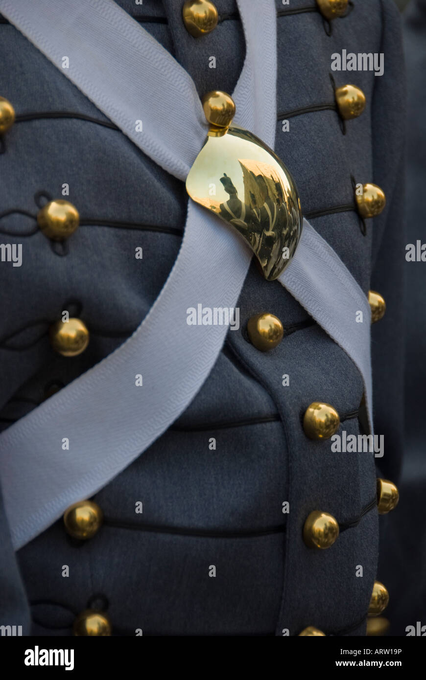 West Point Cadet's Breast Plate Stock Photo - Alamy