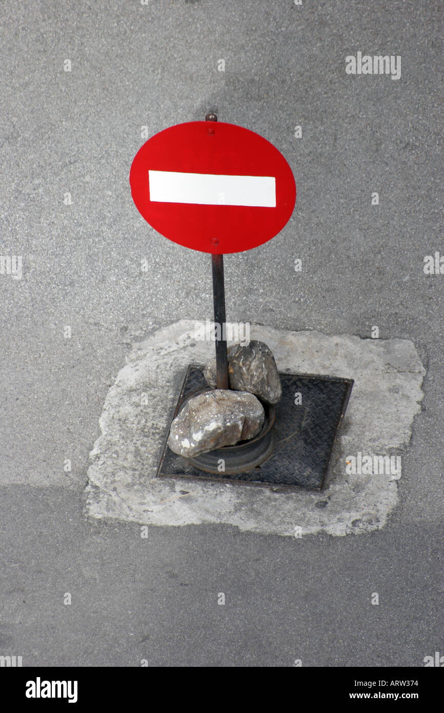 No Entry Sign Penang George Town Malaysia Stock Photo - Alamy