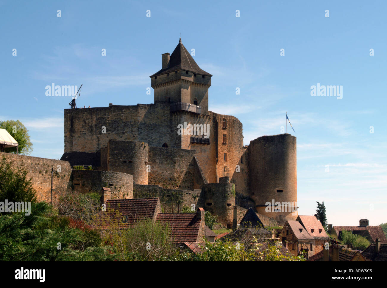 Castelnaud Castle Dordogne France Stock Photo - Alamy