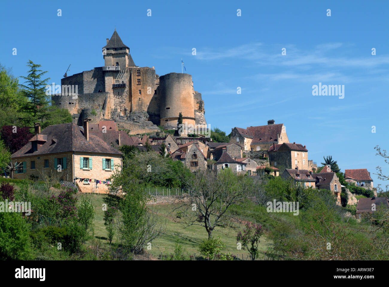 Castelnaud castle Dordogne Stock Photo - Alamy