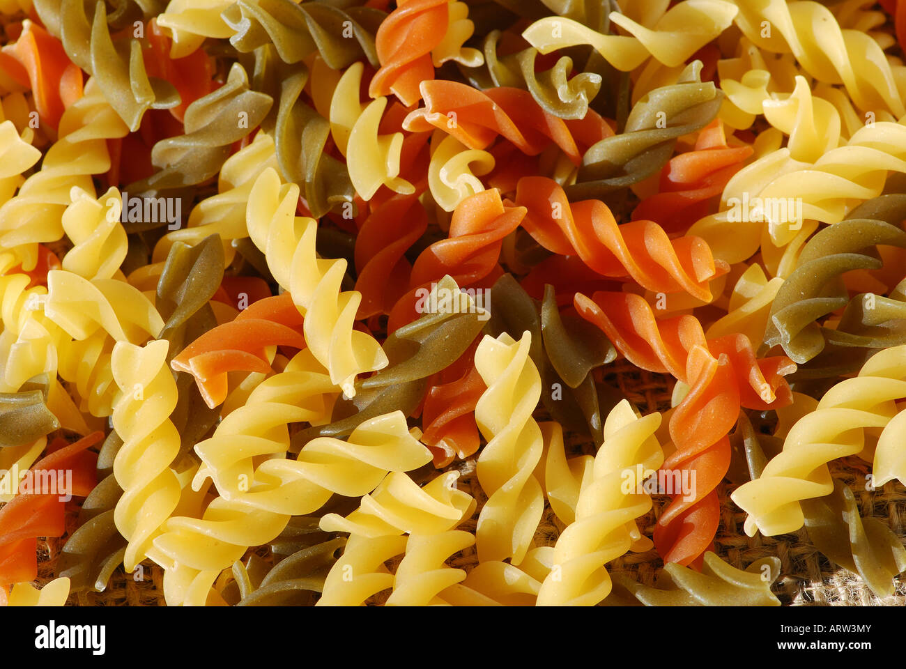 Colorful italian pasta Stock Photo - Alamy