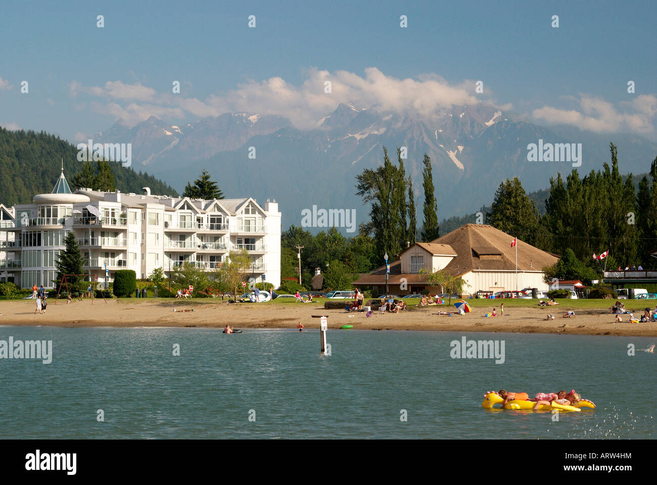 Harrison Hot Springs is located at the south end of Harrison Lake, near ...