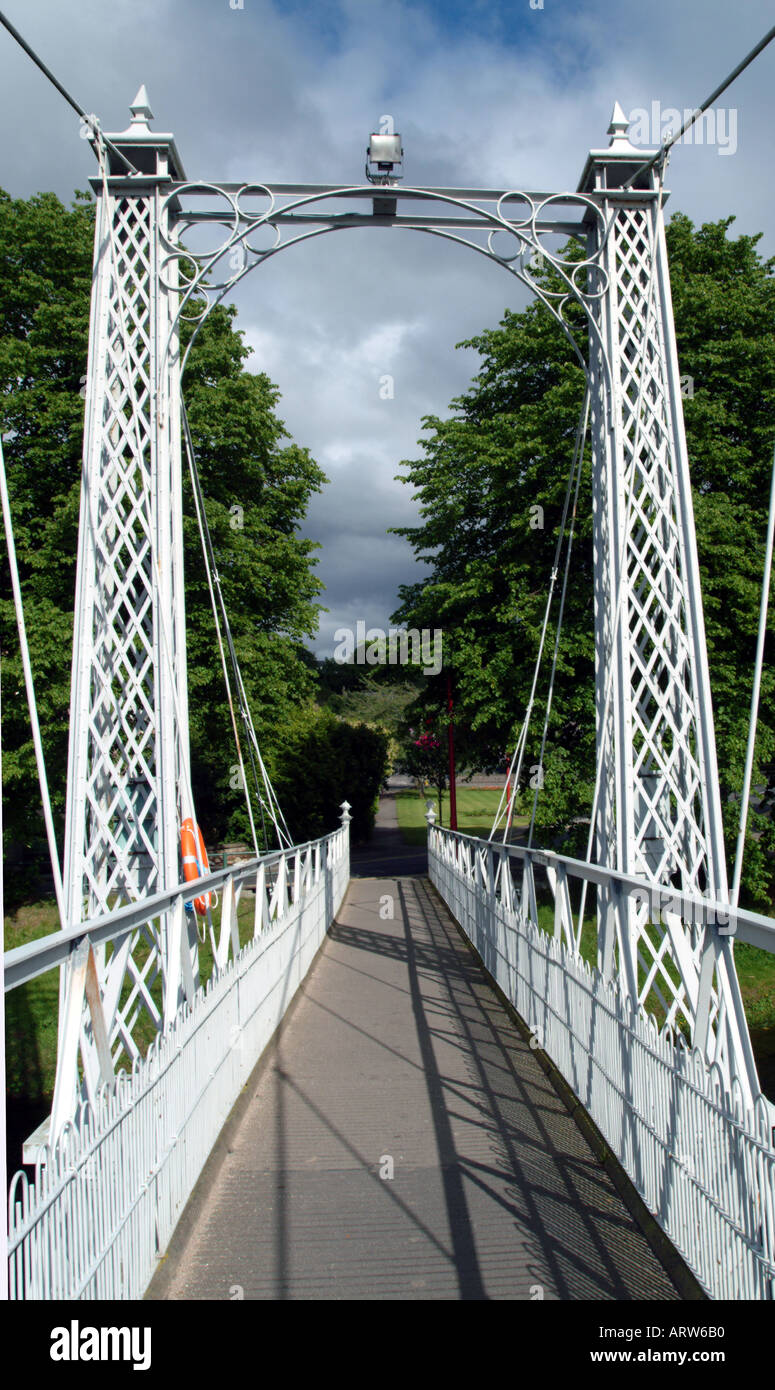 Bridge across river Ness Inverness Scotland Stock Photo - Alamy