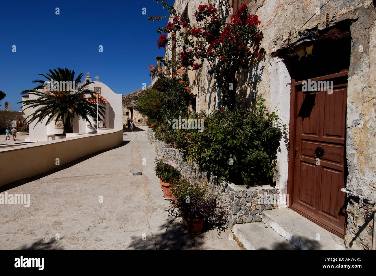 Crete Moni Preveli greek orthodox monastery Stock Photo - Alamy