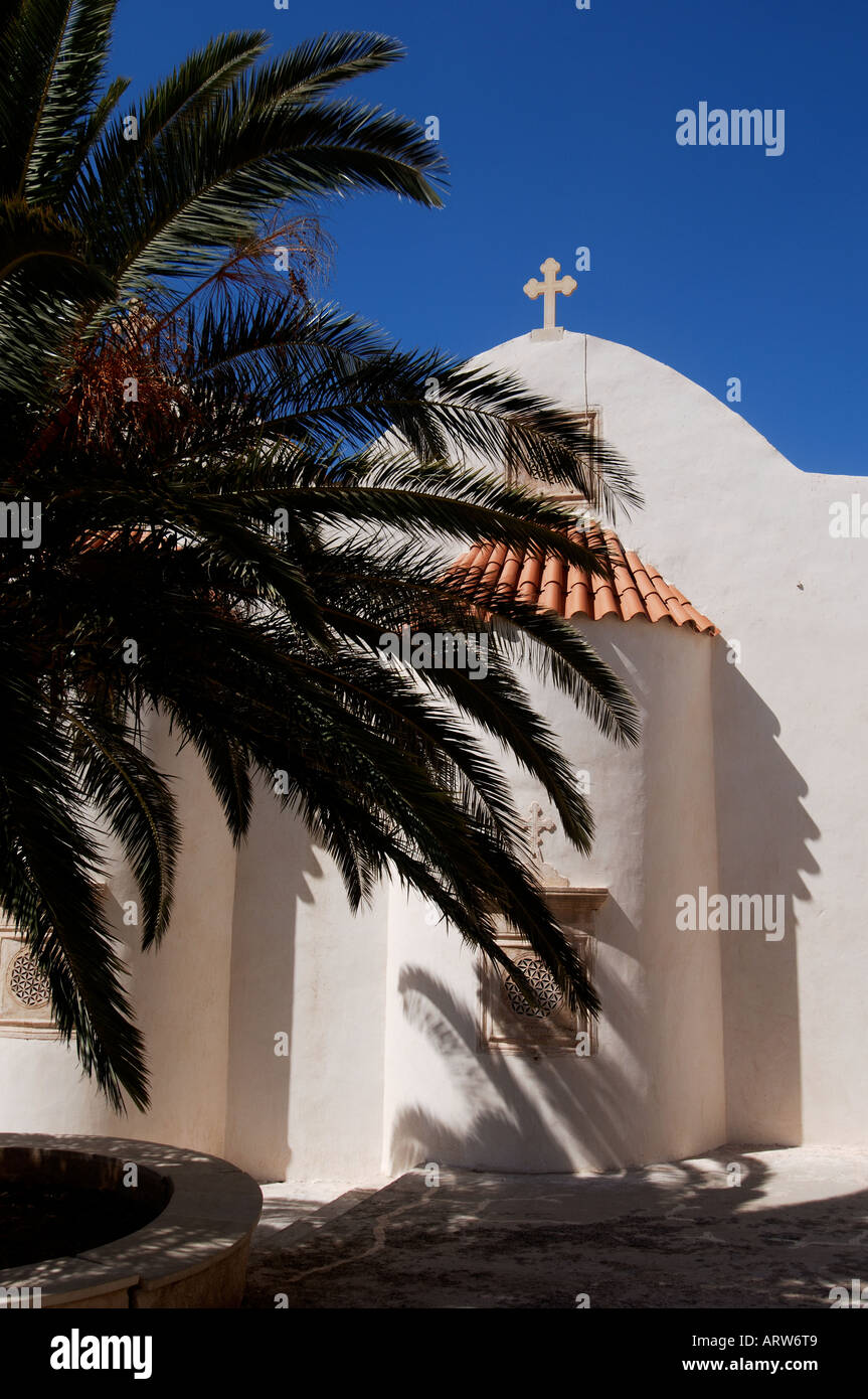 Crete Moni Preveli the greek orthodox monastery Stock Photo - Alamy