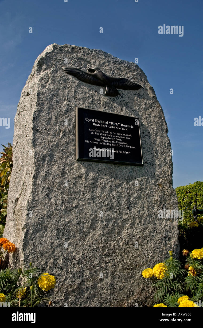 Rick rescorla monument hi-res stock photography and images - Alamy