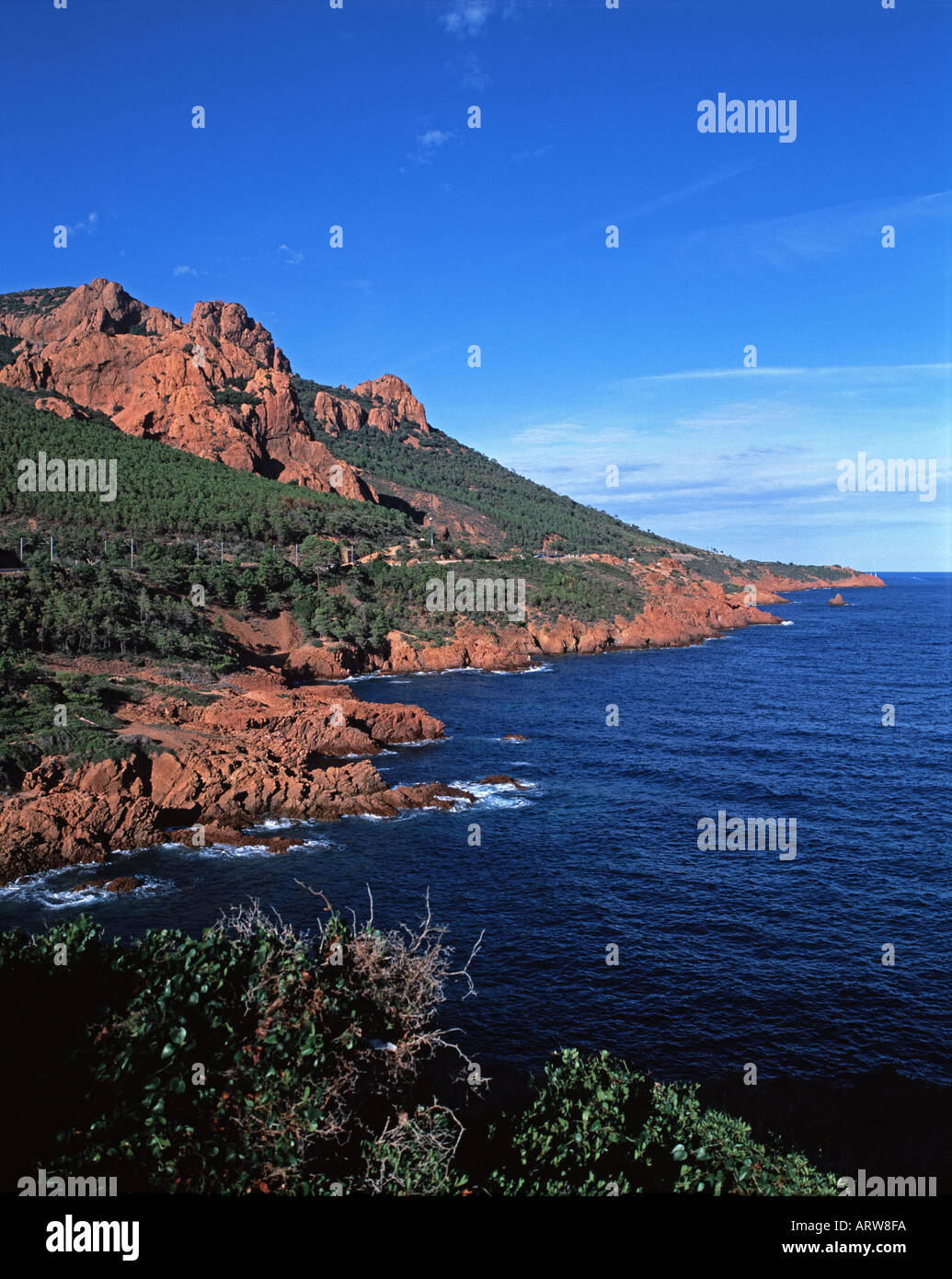 The Pic du Cap Roux on the Esterel Stock Photo - Alamy