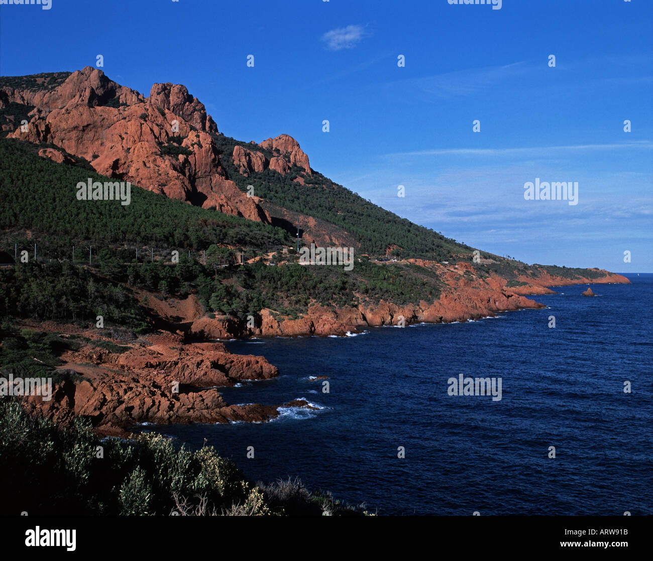 Esterel corniche mountains hi-res stock photography and images - Alamy