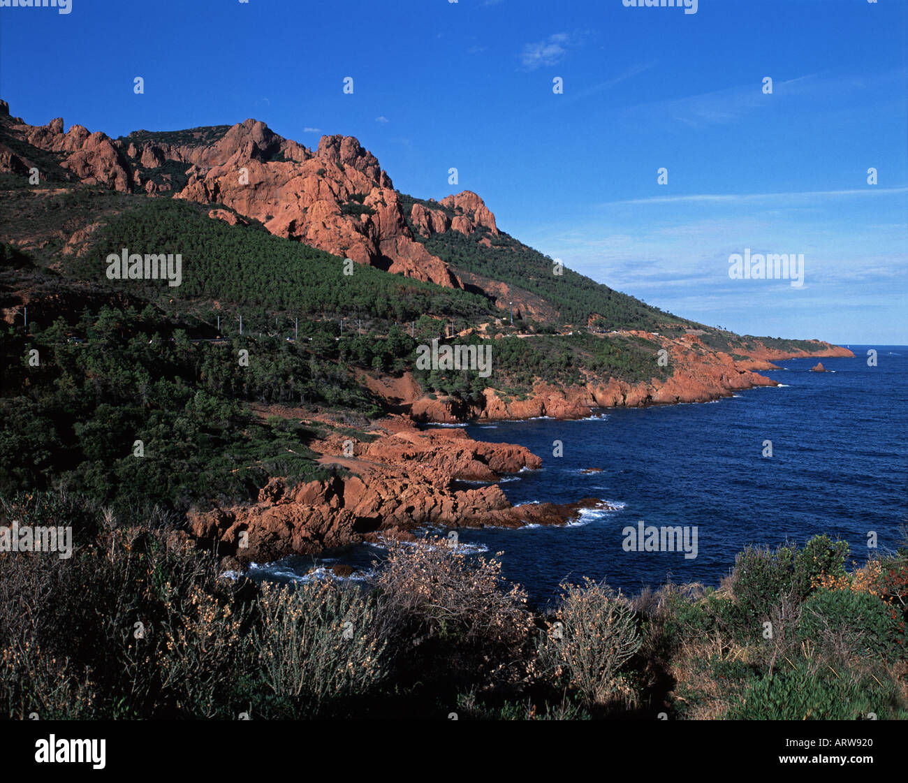 The Pic du Cap Roux on the Esterel Stock Photo - Alamy