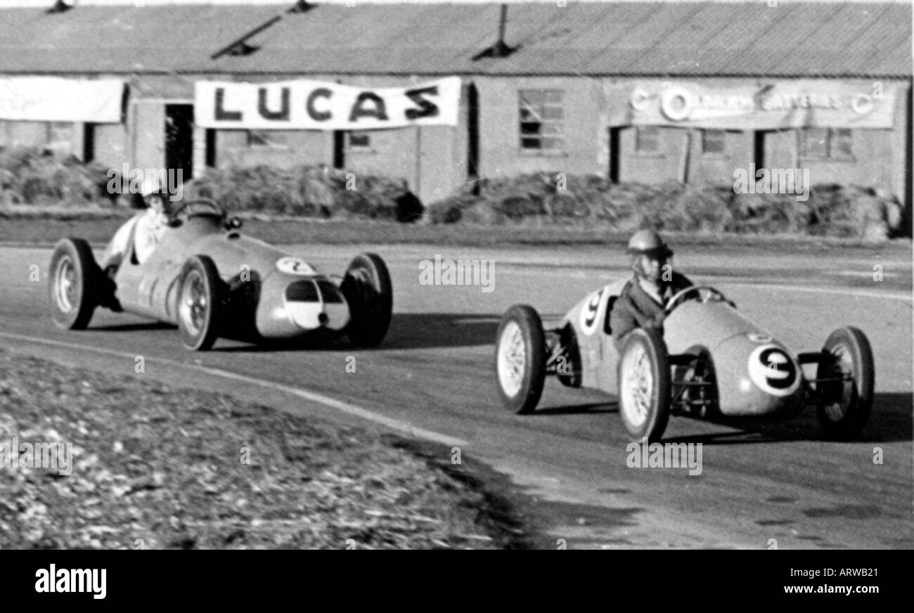 Maserati Reg Parnell and Parker JAP Basil de Lissa Goodwood 1951 Stock ...