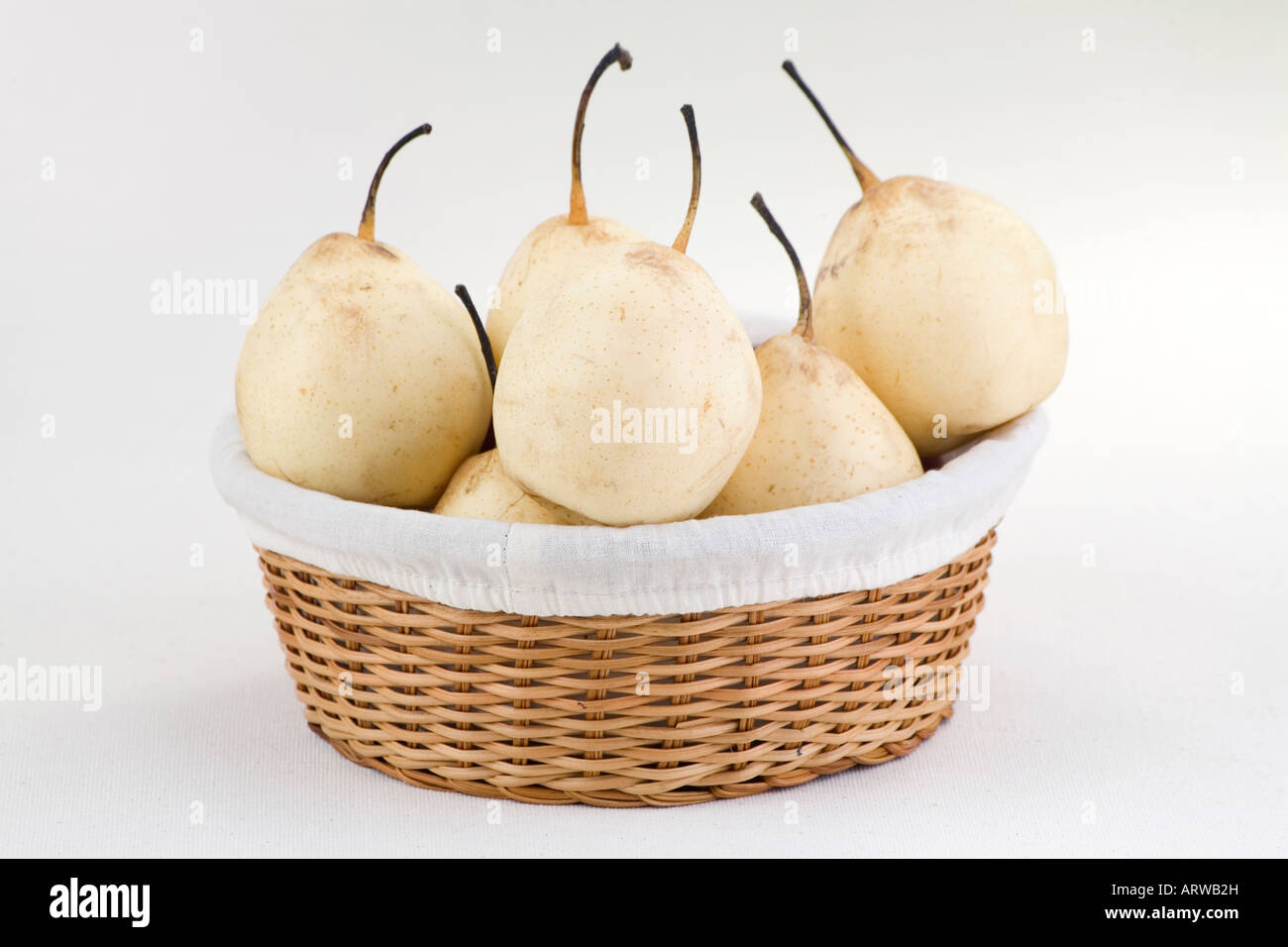 Pears round basket hi-res stock photography and images - Alamy