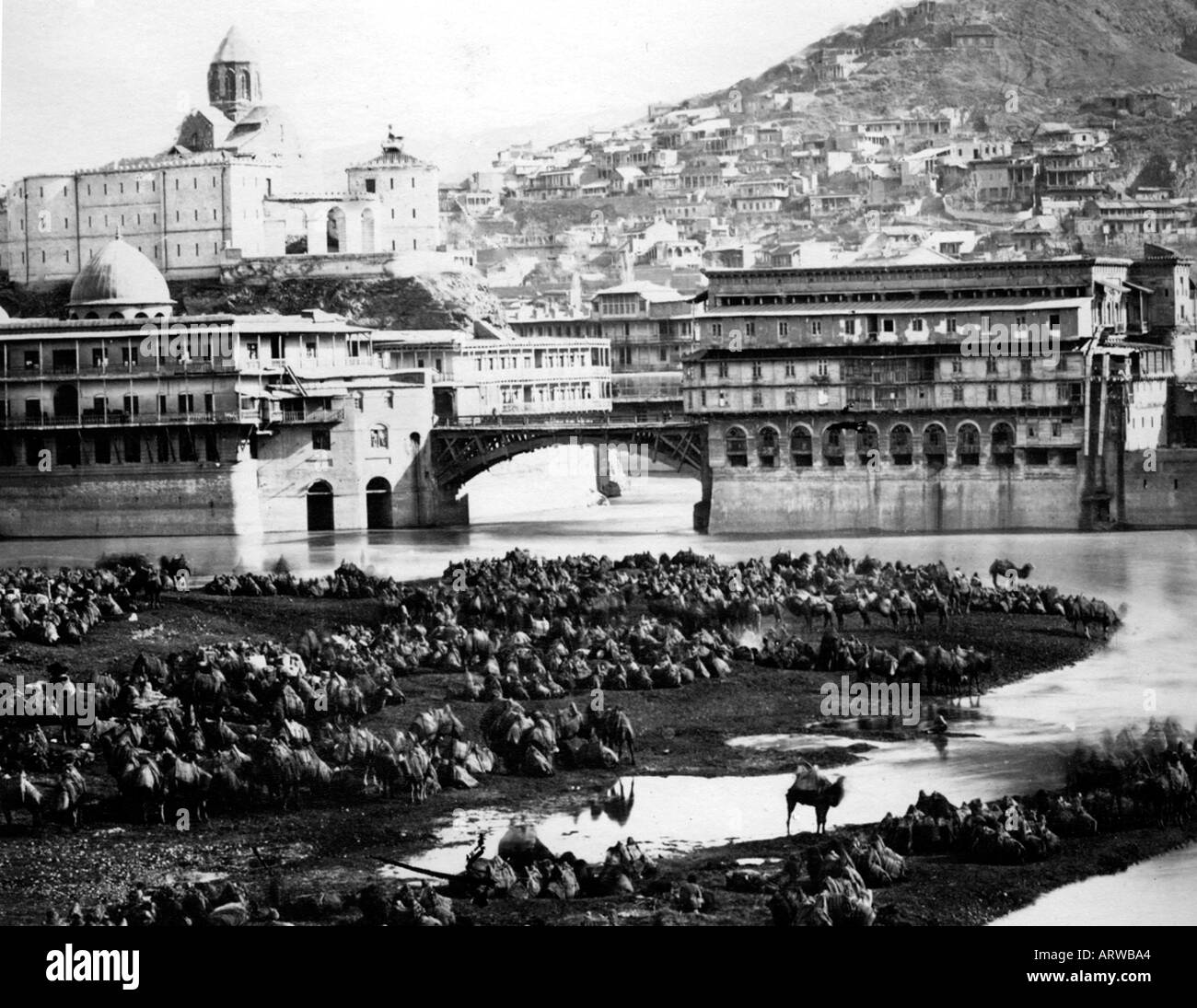Tbilisi prison 1876 Stock Photo - Alamy