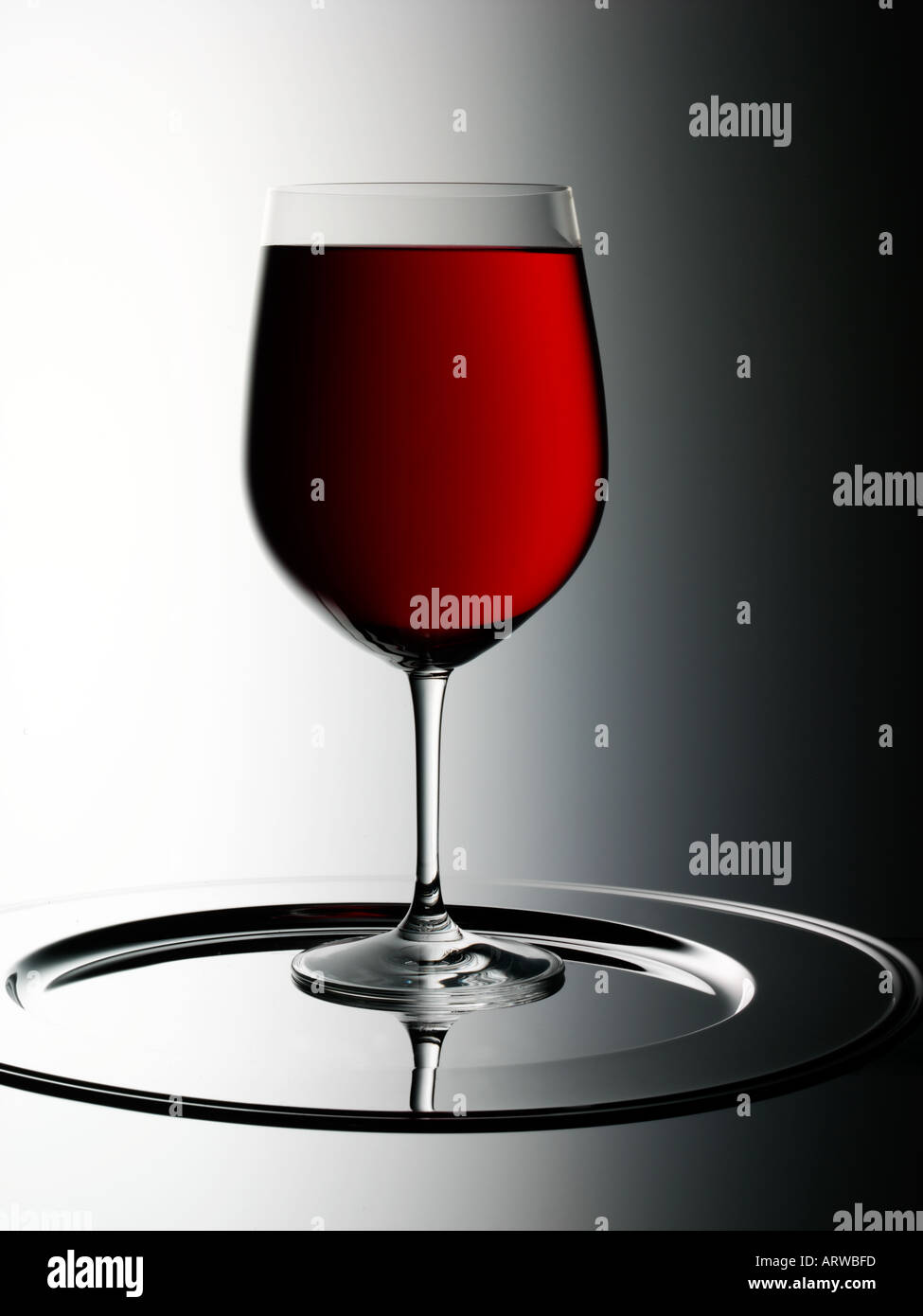 GLASS OF RED WINE Stock Photo - Alamy
