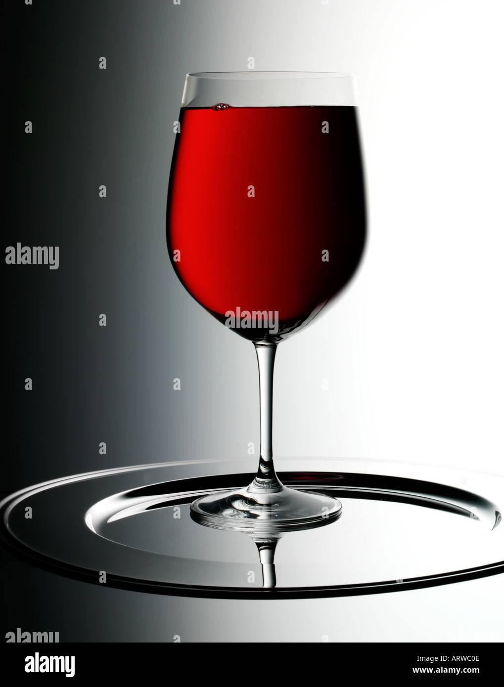 GLASS OF RED WINE Stock Photo - Alamy