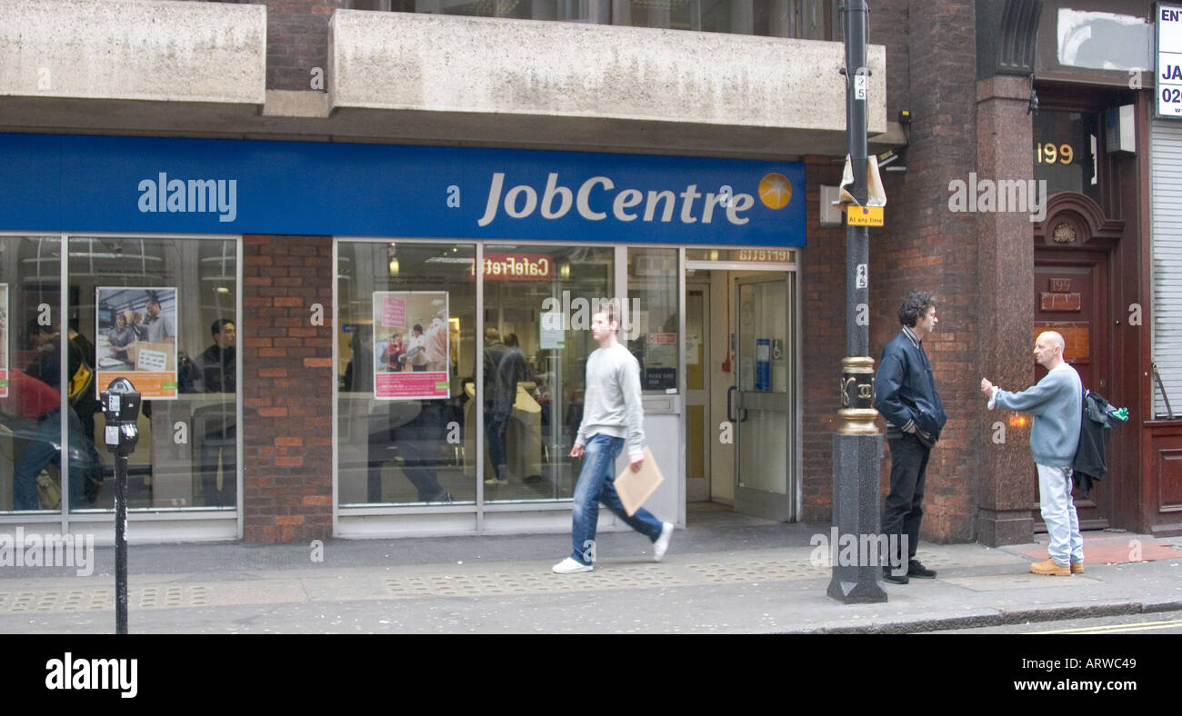 West End Jobcentre London Stock Photo - Alamy