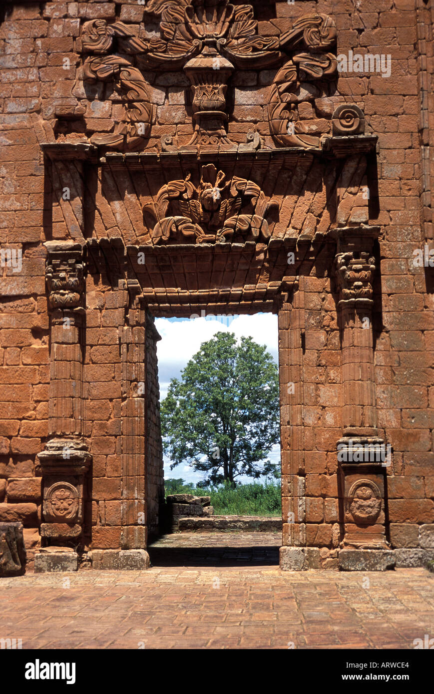 Jesuit mission at Trinidad Paraguay Stock Photo - Alamy