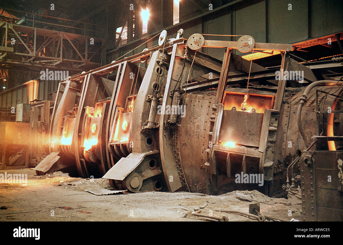Open hearth steel furnace hi-res stock photography and images - Alamy