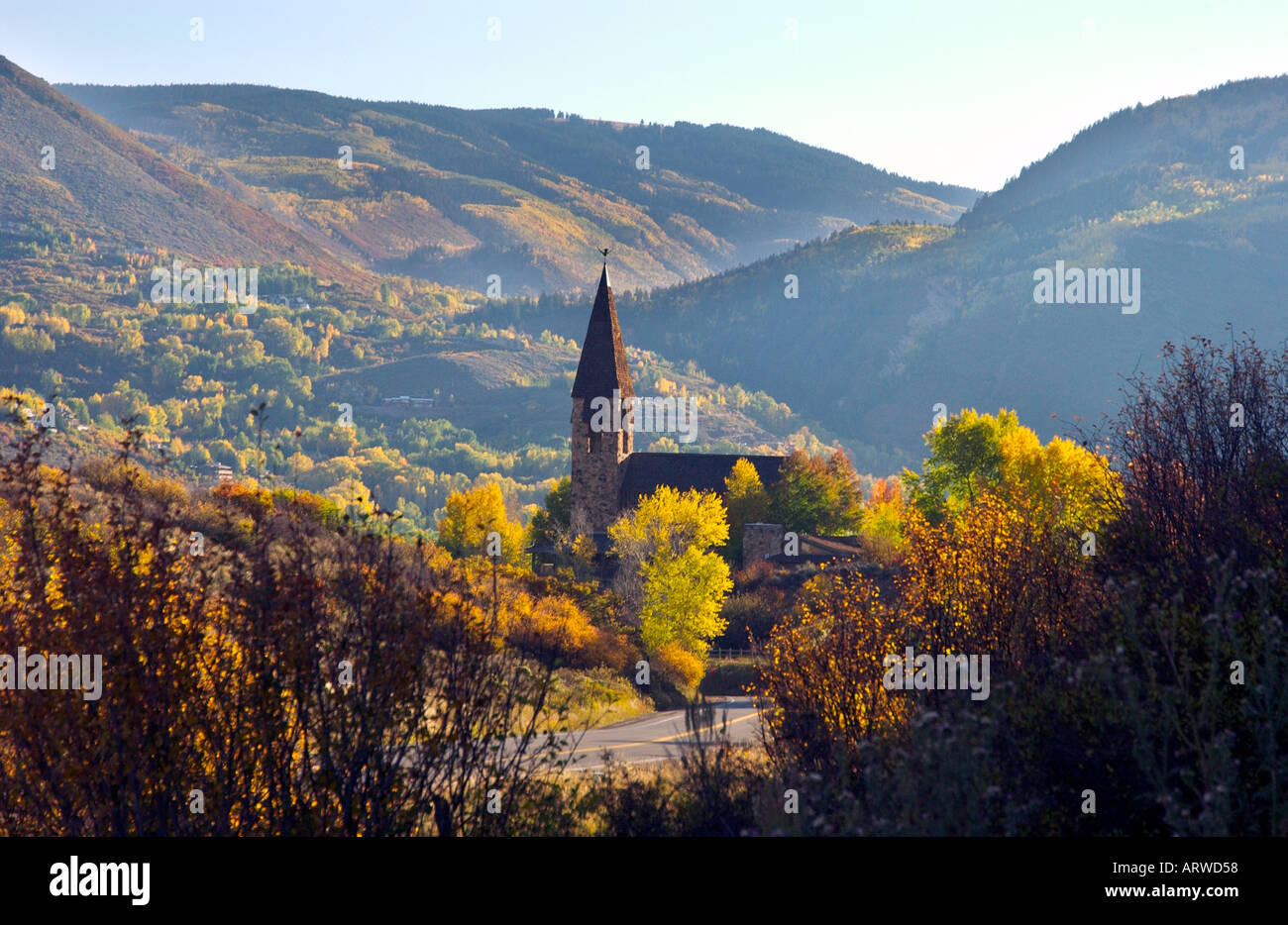 Aspen chapel hi-res stock photography and images - Alamy